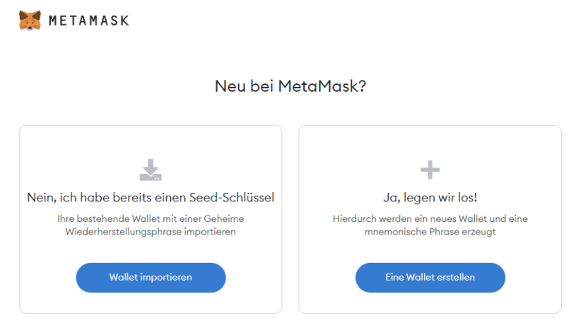 MetaMask Wallet Anleitung - In 5 Minuten eine Wallet erstellen