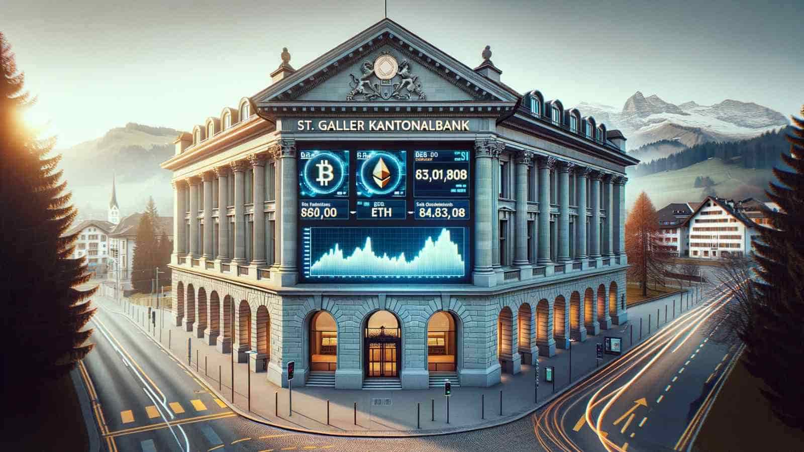 St. Galler Kantonalbank bietet BTC Handel an - Blockchainwelt