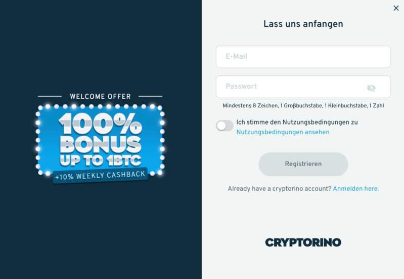 Cryptorino Casino Erfahrungen und Bewertung 2025